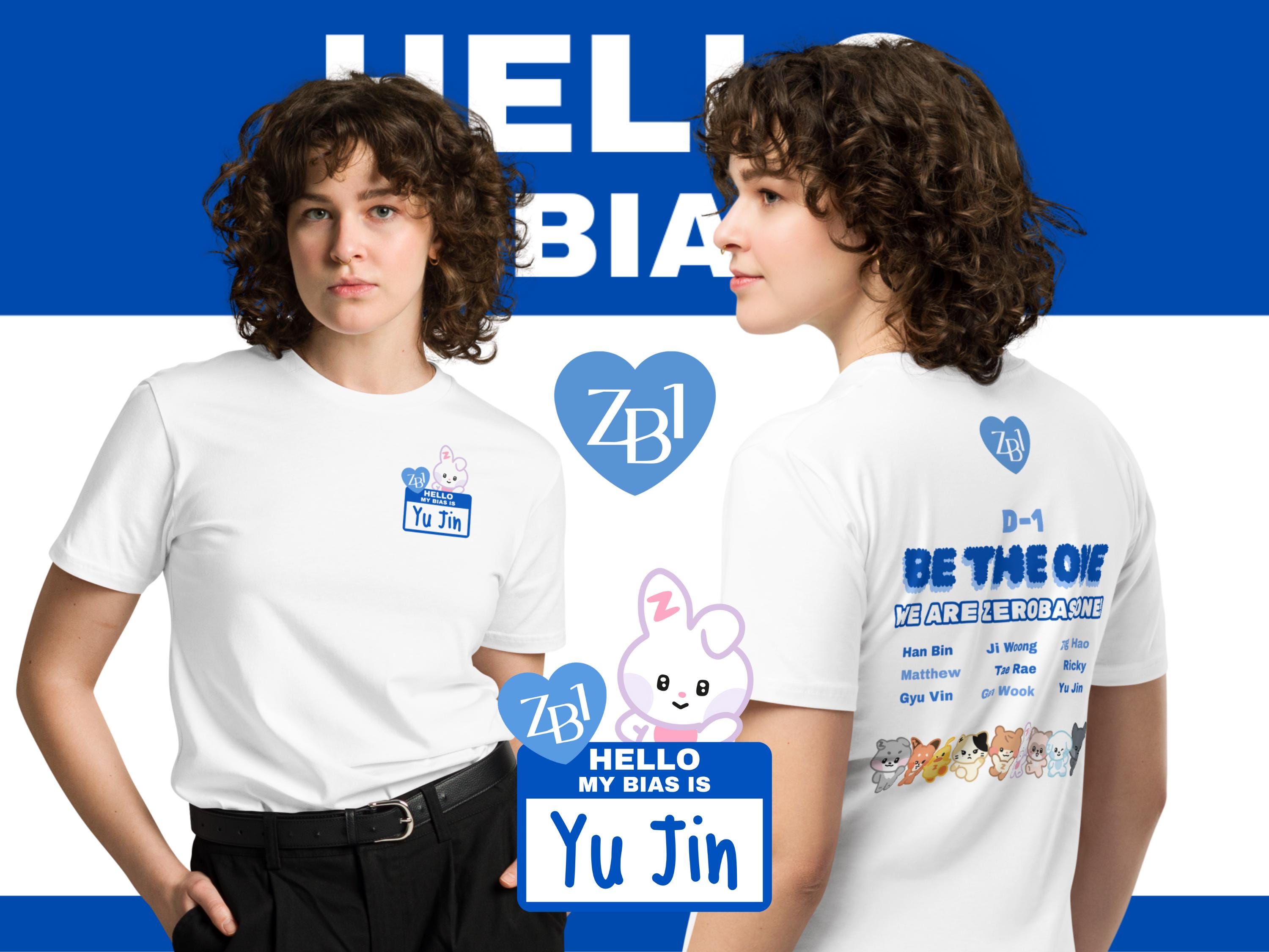 ZEROBASEONE Yujin T-shirt KPOP ZB1 Yu Jin Bias Tee Shirt, Kpop Tshirt ...