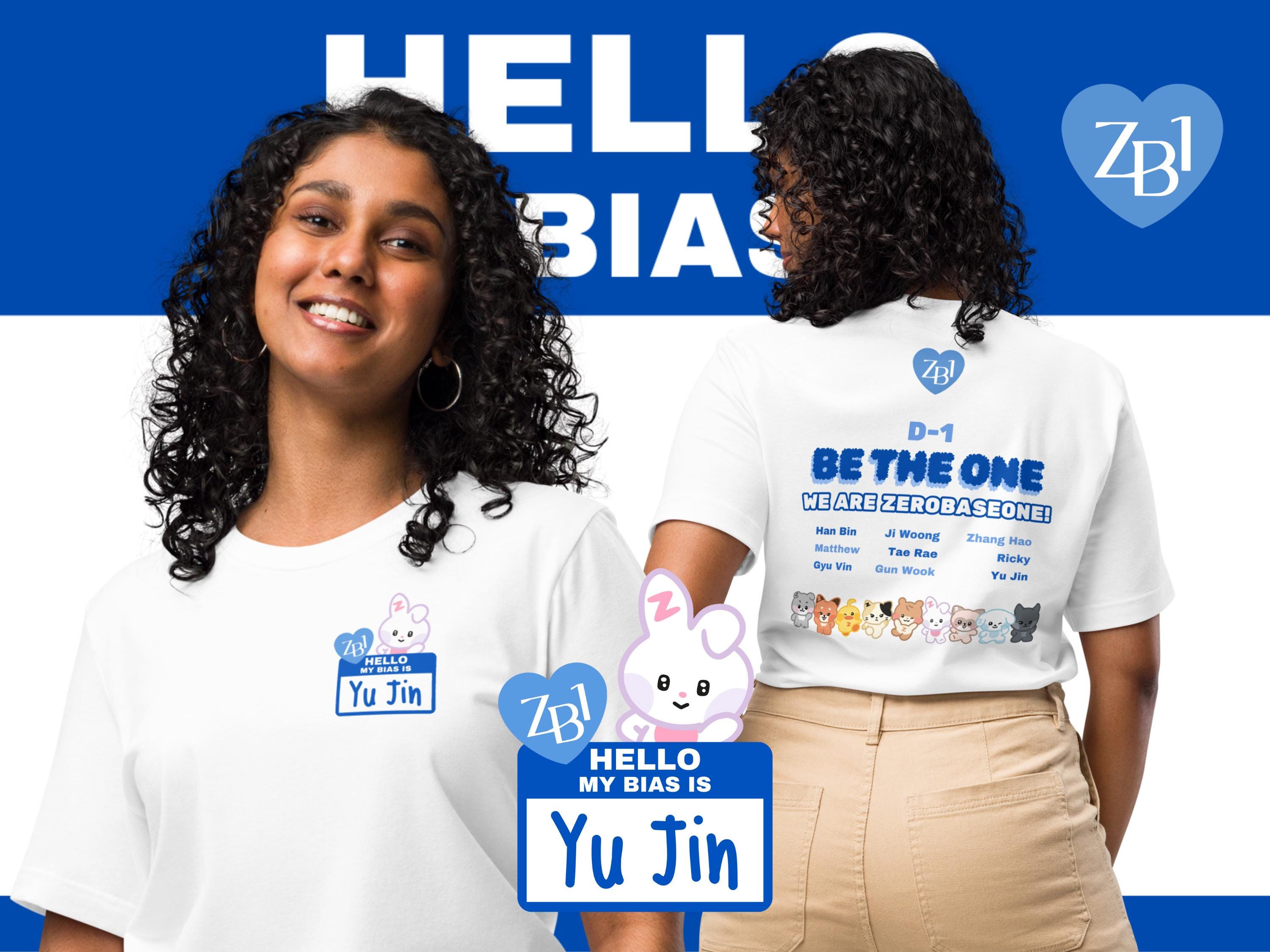 ZEROBASEONE Yujin T-shirt KPOP ZB1 Yu Jin Bias Tee Shirt, Kpop Tshirt ...
