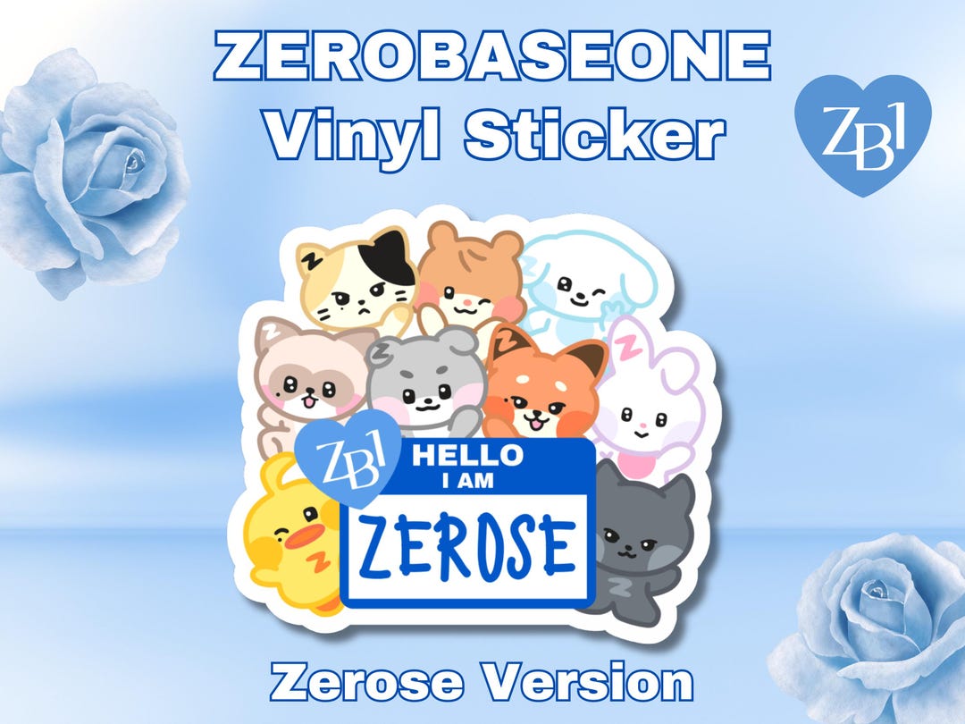 ZEROBASEONE Vinyl Sticker | Cute ZB1 "my Bias Is" Kpop Decal With ...