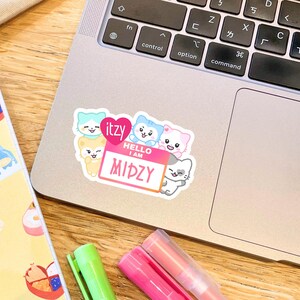 ITZY Bias Sticker | "my Bias Is" ITZY KPOP Waterproof Decal for Laptop ...