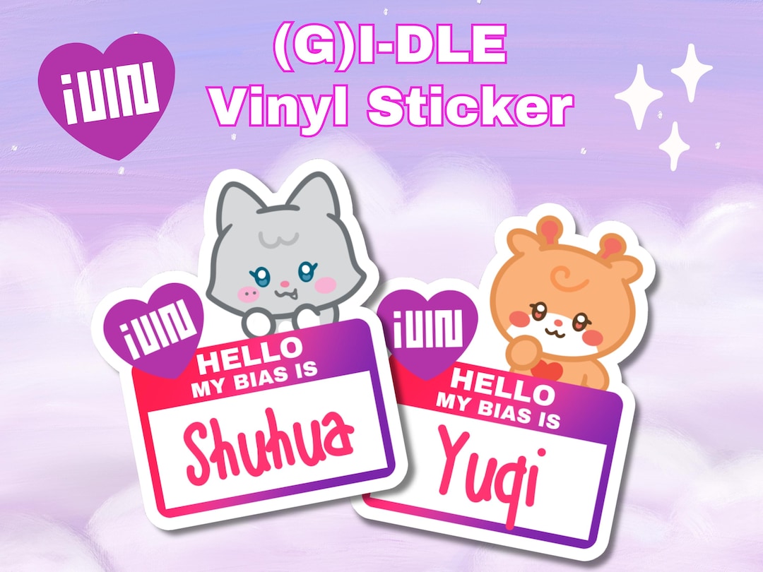 G-idle Sticker | "my Bias Is" Gidle KPOP Waterproof Decal for Laptop ...