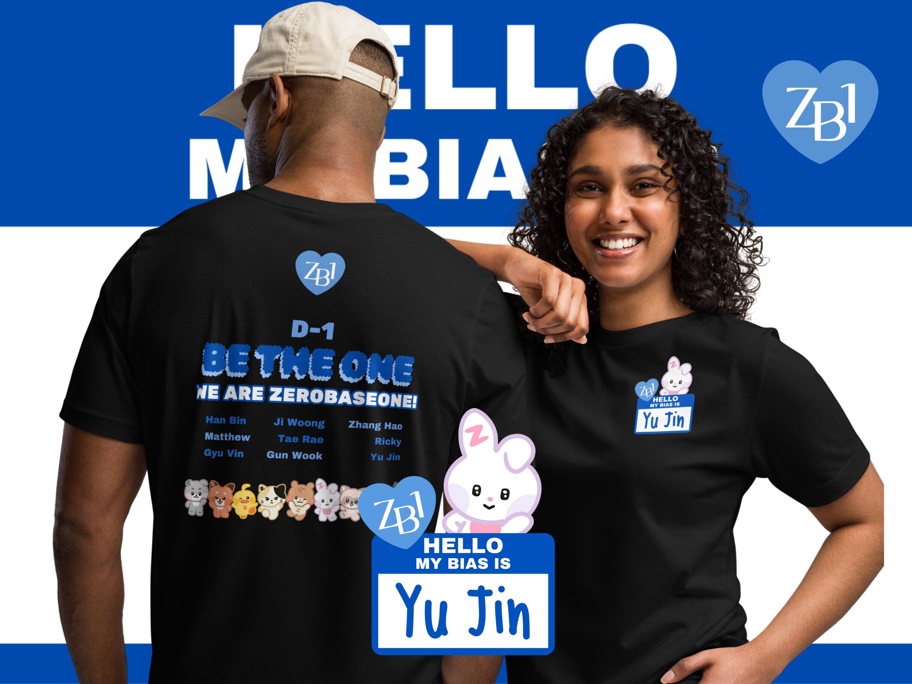 ZEROBASEONE Yujin T-shirt KPOP ZB1 Yu Jin Bias Tee Shirt, Kpop Tshirt ...