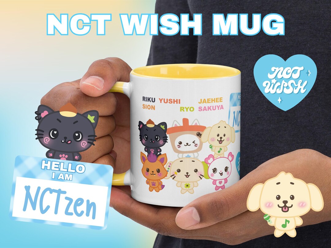 NCT Wish Coffee Cup | NCT Wish Mug for Nctzen~ Cute NCT Wish Gift, Kpop ...