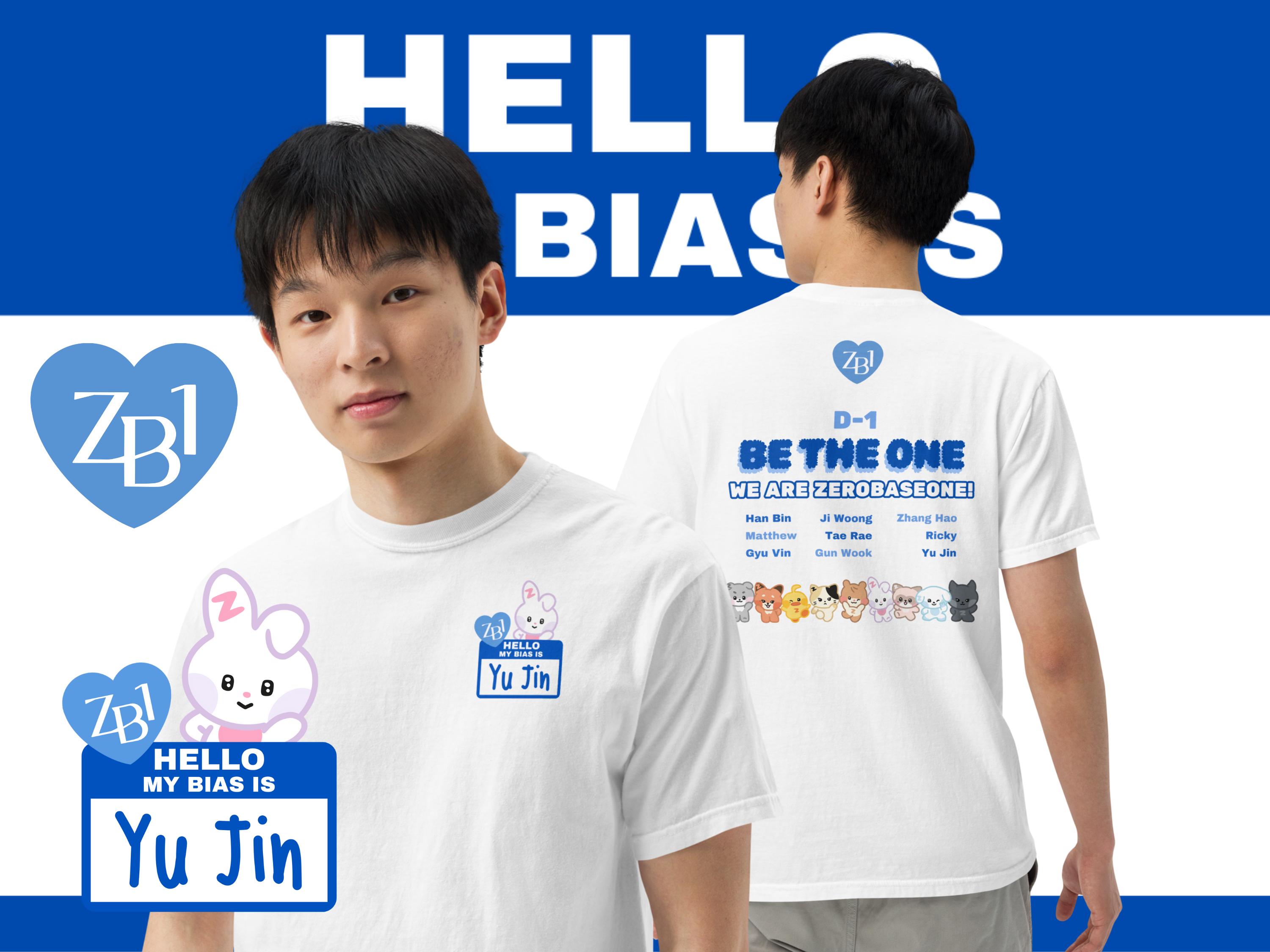 ZEROBASEONE Yujin T-shirt KPOP ZB1 Yu Jin Bias Tee Shirt, Kpop Tshirt ...