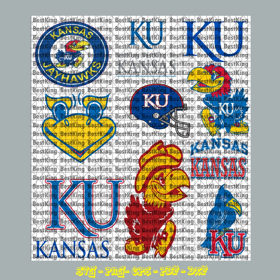 Best Bundle 23 Kansas-jayhawks-logo SVG, Best Layered File, Game Day ...