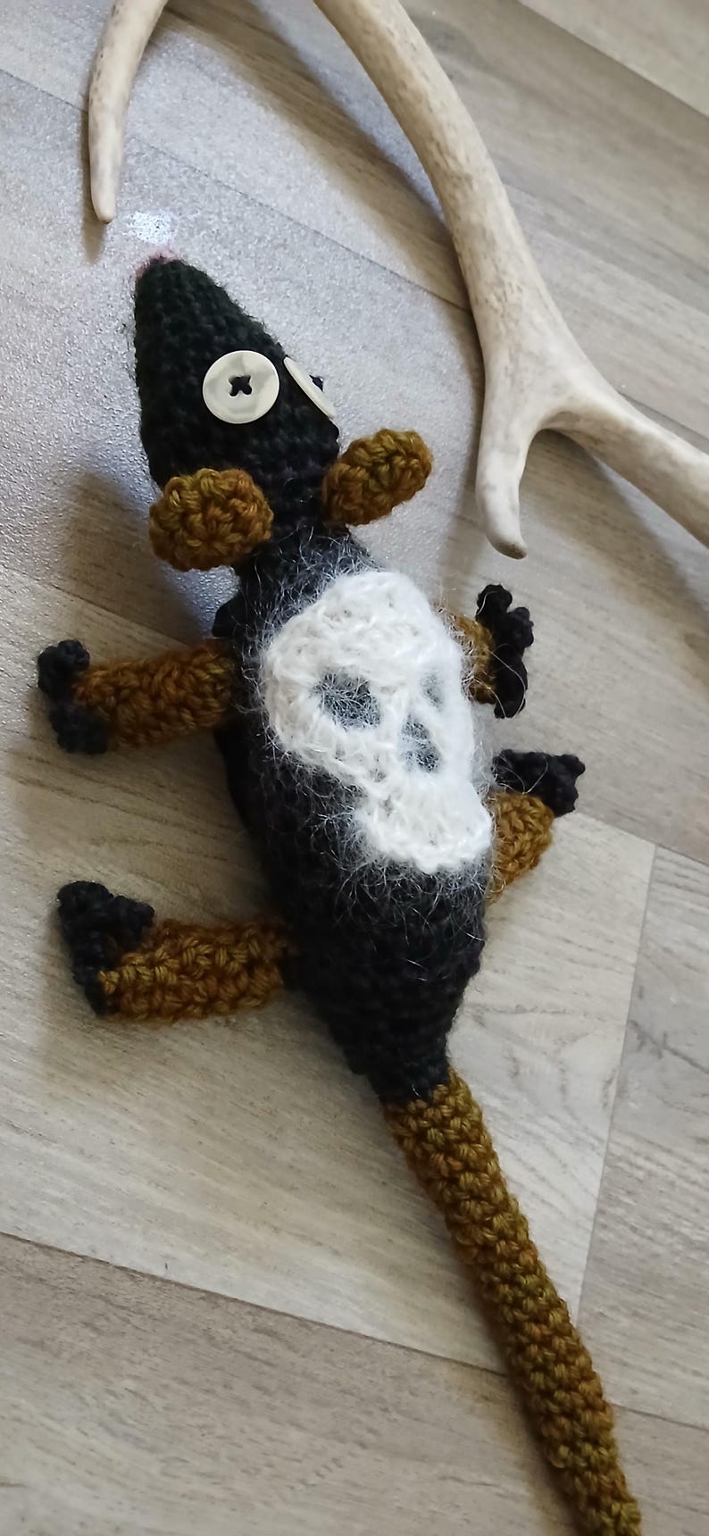 Punk Rocker Rat Crochet Pattern - Etsy