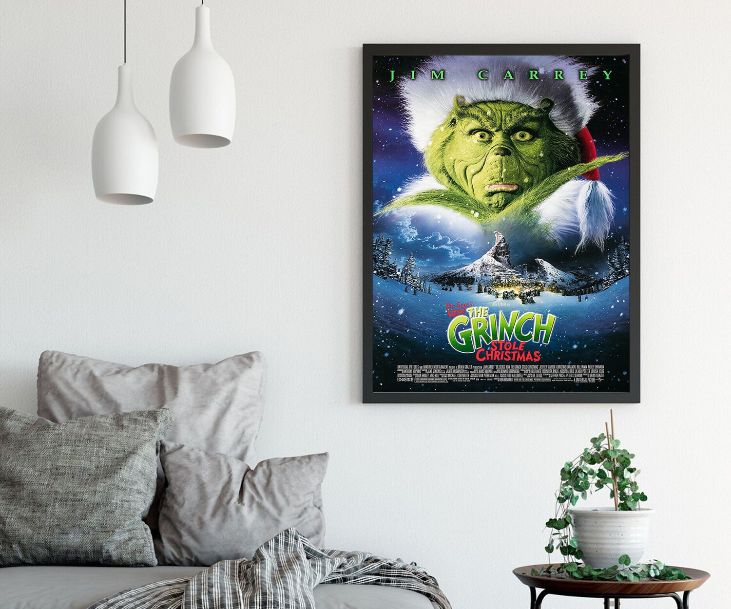 How The Grin Stole Christmas Movie Poster, Christmas Poster sold by ...