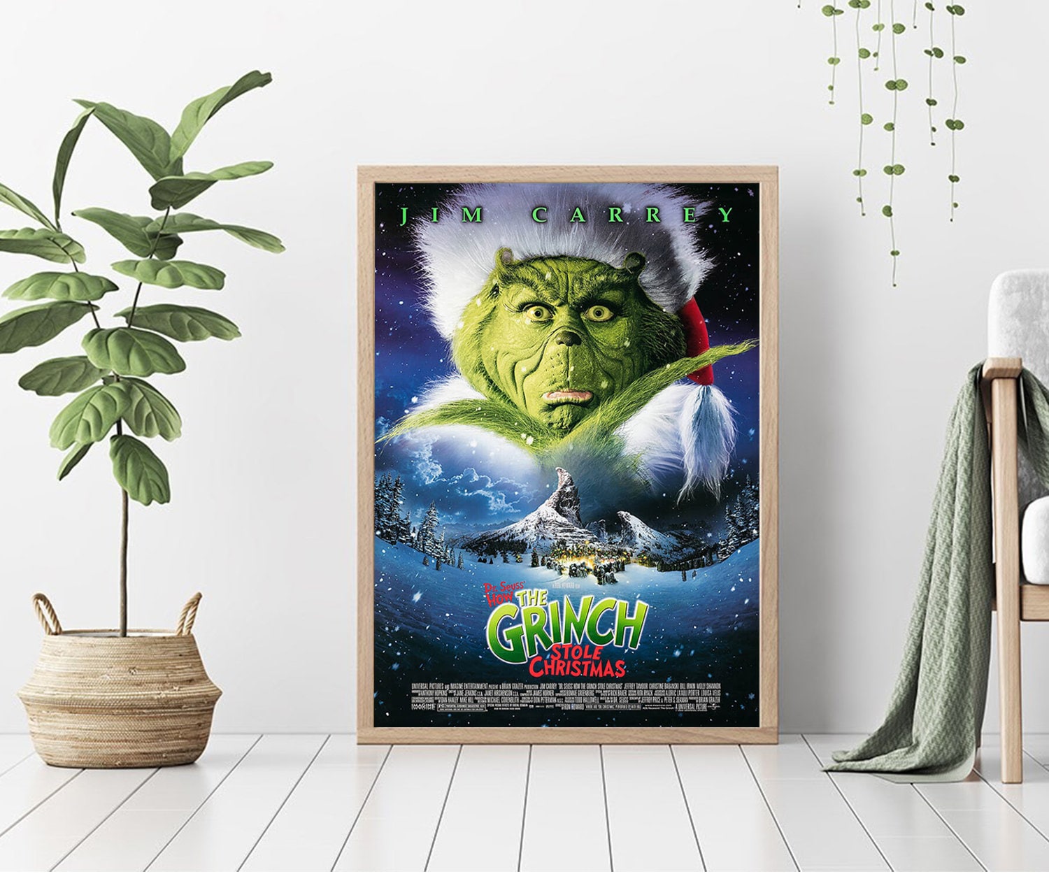 How The Grin Stole Christmas Movie Poster, Christmas Poster sold by ...