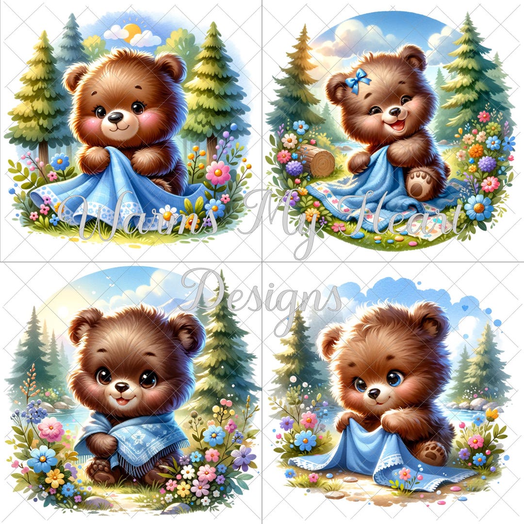 Baby Bear Cub Downloadable Printable Images High Quality PNG for ...