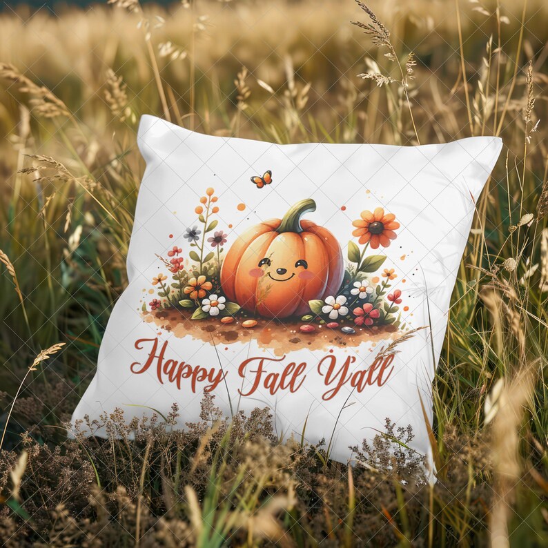 Happy Fall Y'all Digital Downloadable Design High Quality PNG File ...