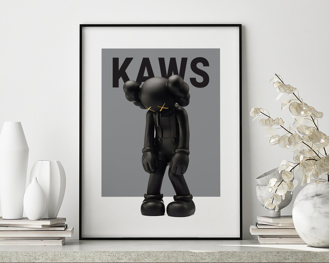 Black Hypebeast Figure Poster Minimalist Hypebeast Decor Hypebeast Toys ...