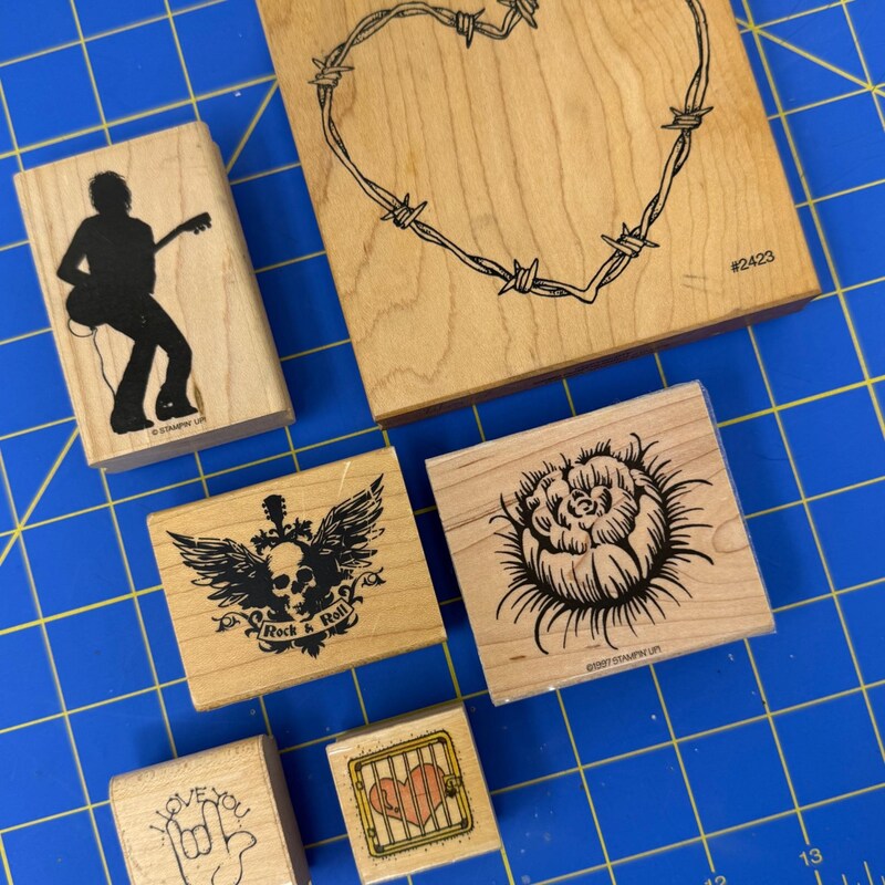 Rubber Stamps Rock Art - Etsy