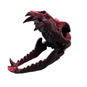 3D Articulated Fox Skull two Sizes - Etsy