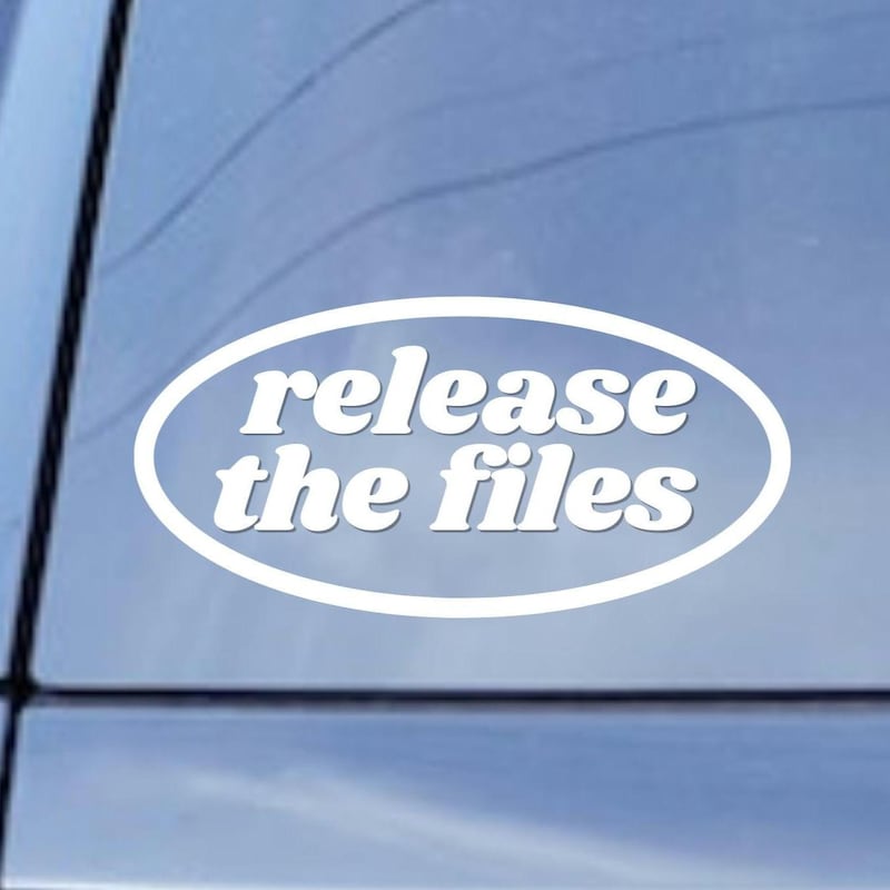Release Epstein Files Bumper Sticker - Etsy