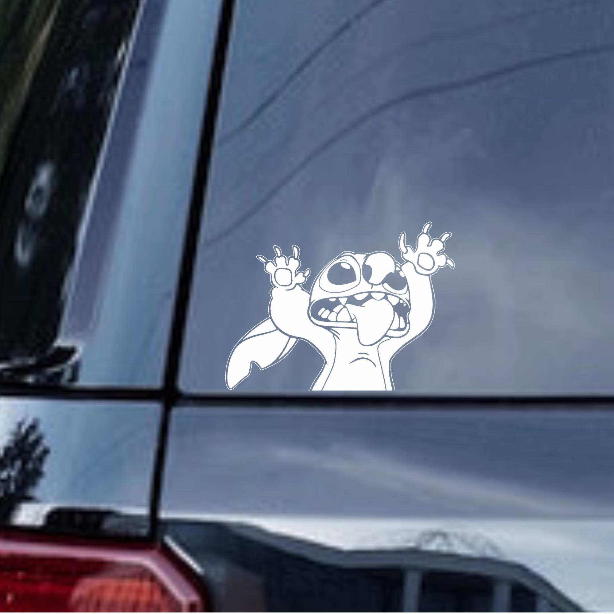 Hawaiian Blue Alien Dog Vinyl Decal Sticker Plus Free Surprise Decal - Etsy