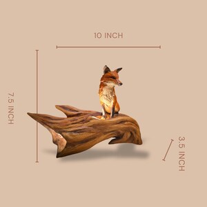 Fox Night Light, Woodland Nursery Lamp, Hand‑painted 3D Printed LED ...