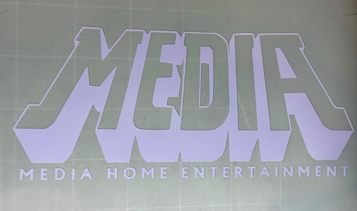 Media Home Entertainment Logo - Vinyl Decal - Etsy