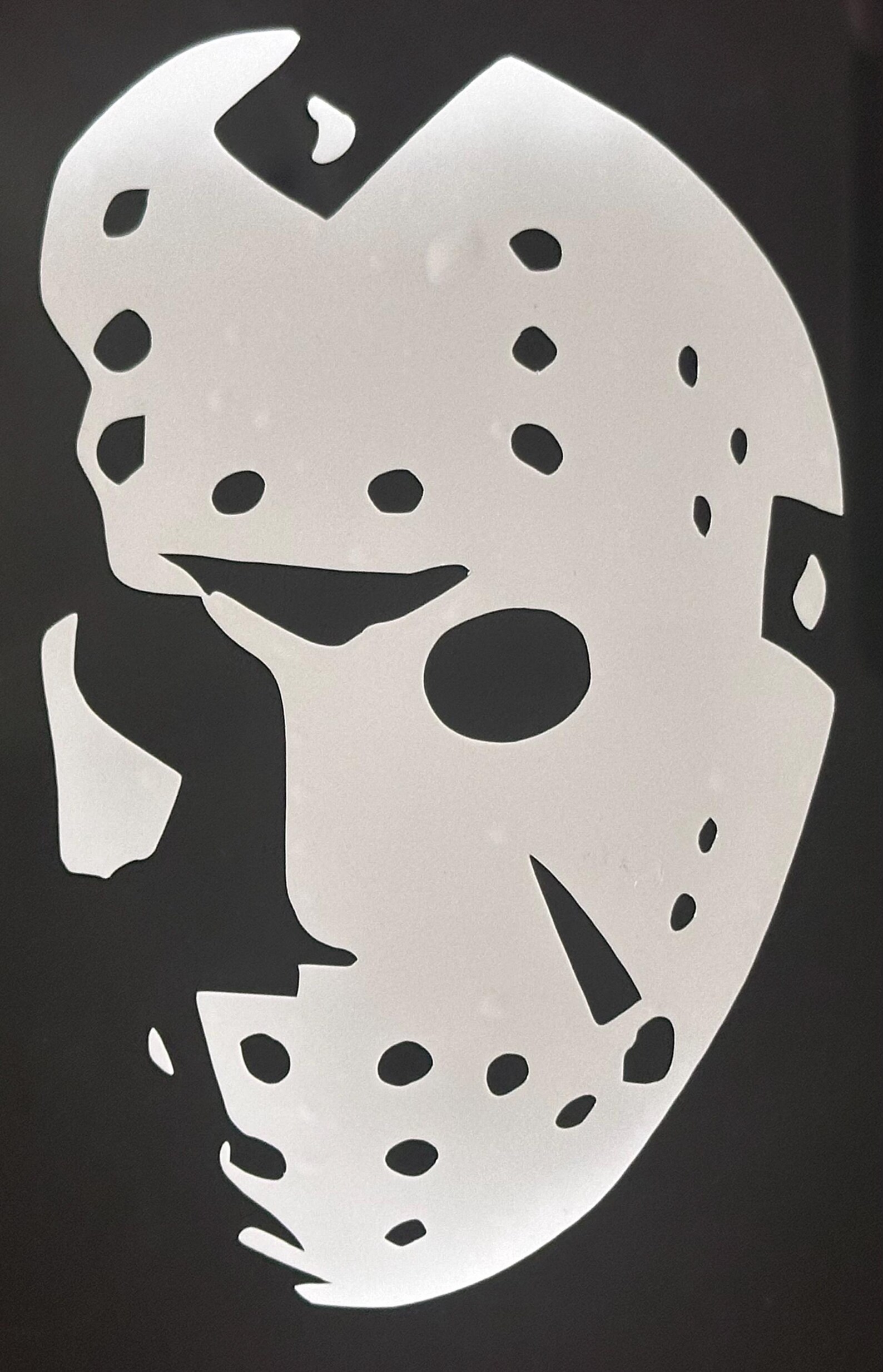 Jason Voorhees - Friday the 13th - Mask Silhouette Vinyl Decal - Etsy