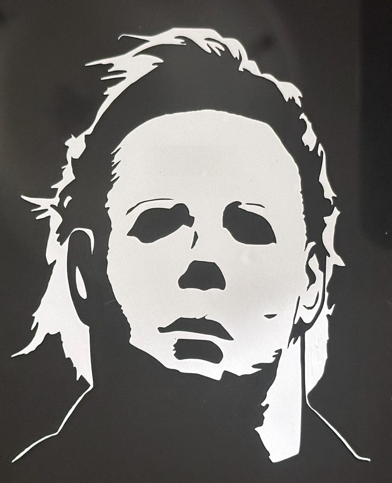 Michael Myers the Shape Silhouette 3x5 Vinyl Decal - Etsy
