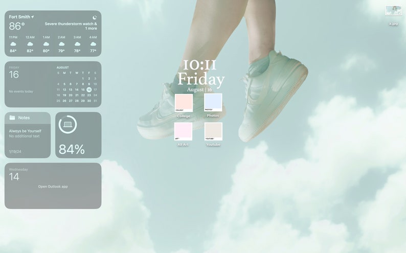 Cloud 9 Desktop Wallpaper - Etsy