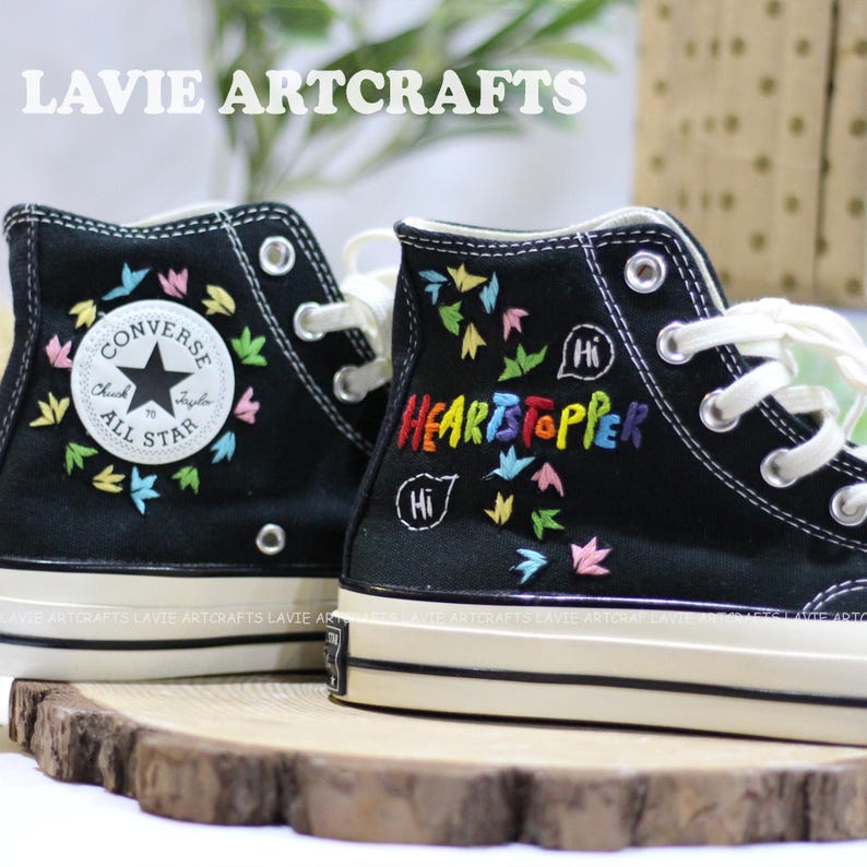 Heartstopper Converse, Nick & Charlie Converse, Heartstopper Leaves ...