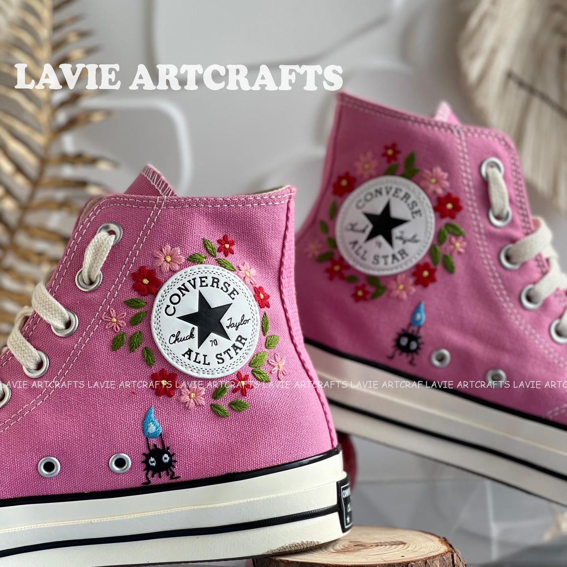 Animecharacter Embroidered Converse ,neig.hbor Embroidered Converse ...