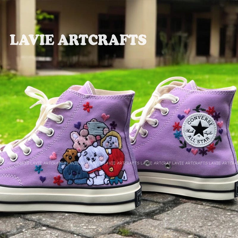 Stray Kids Converse - Etsy