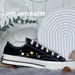 Universe and Star Converse, Custom Embroidered Sneakers, Planets, Stars ...