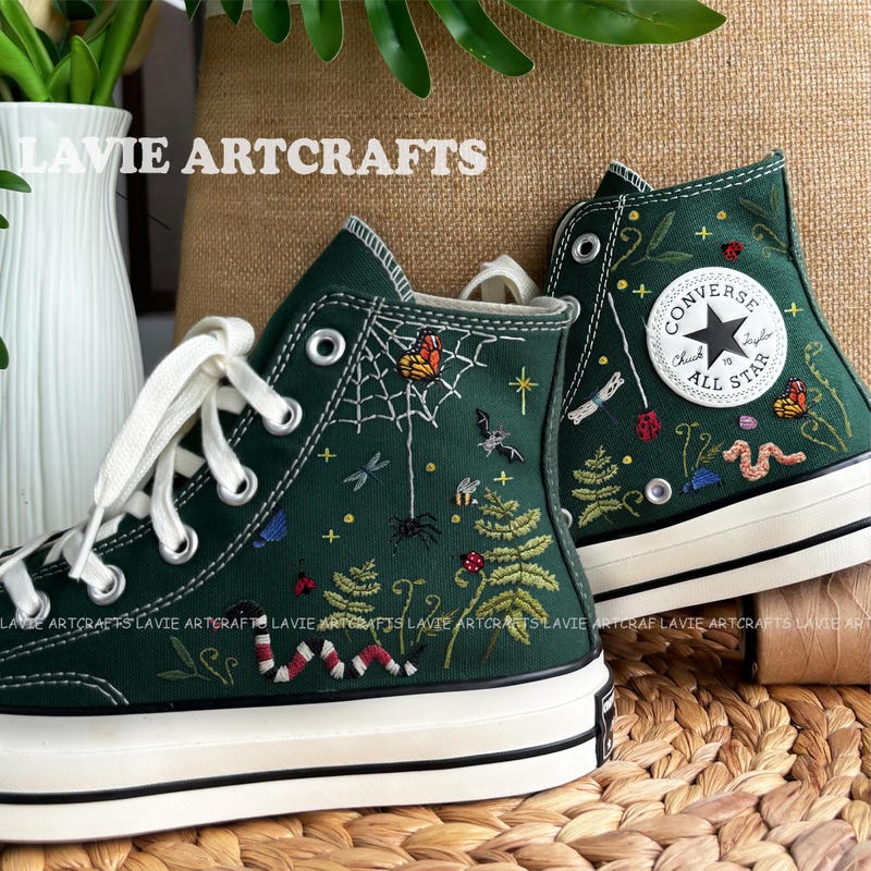 Embroidered Insect - Etsy