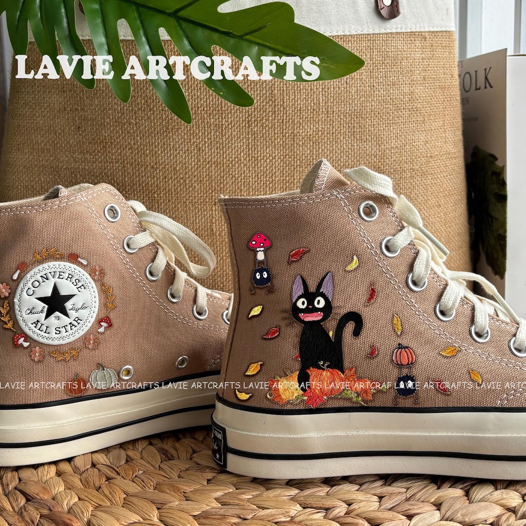 Cartoon Character Embroidered Converse ,neig.hbor Embroidered Converse ...