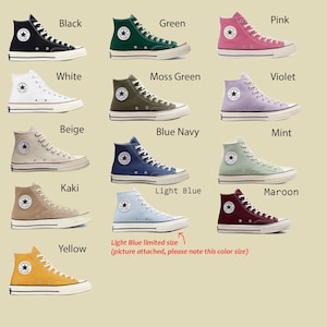 Ghost Garden Embroidered Converse, Custom Converse High Tops, Ghost ...