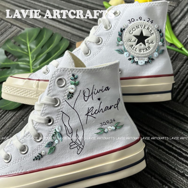 Wedding Converse - Etsy