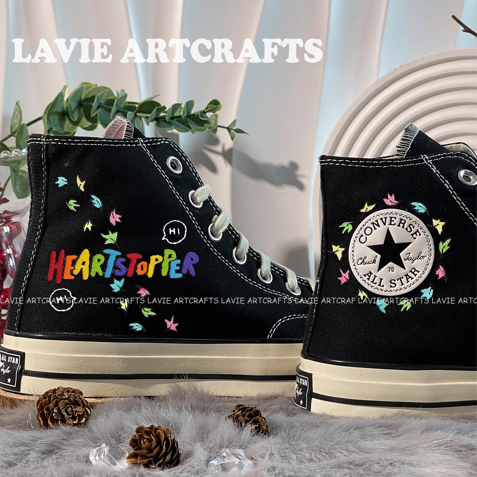 Heartstopper Converse, Nick & Charlie Converse, Heartstopper Leaves ...