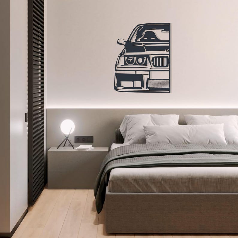 BMW E36, BMW 3 Series, BMW E36 Wooden Wall Decor, Bmw E36 Wooden Wall ...