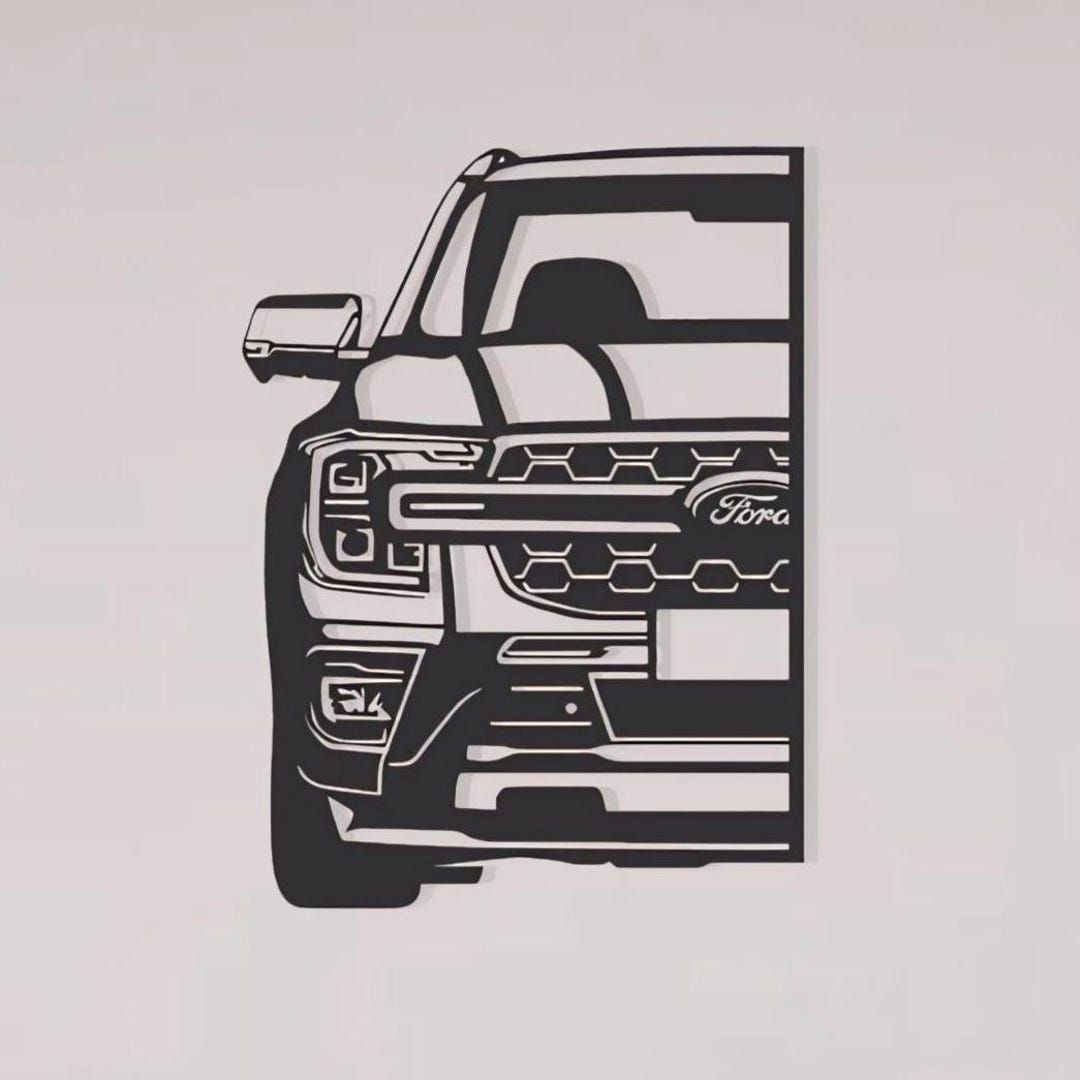 Ford Ranger MK4, Ford Ranger, Ford, Ranger MK4, Wooden Wall Decor ...