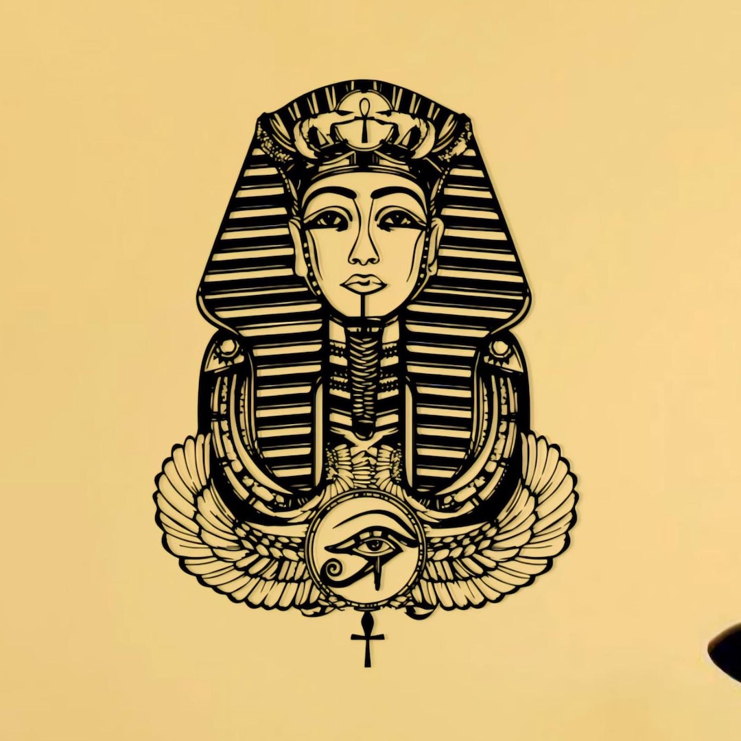 Pharaoh, Egypt, Pharaoh Wooden Wall Decor, Pharaoh Wooden Wall Art ...