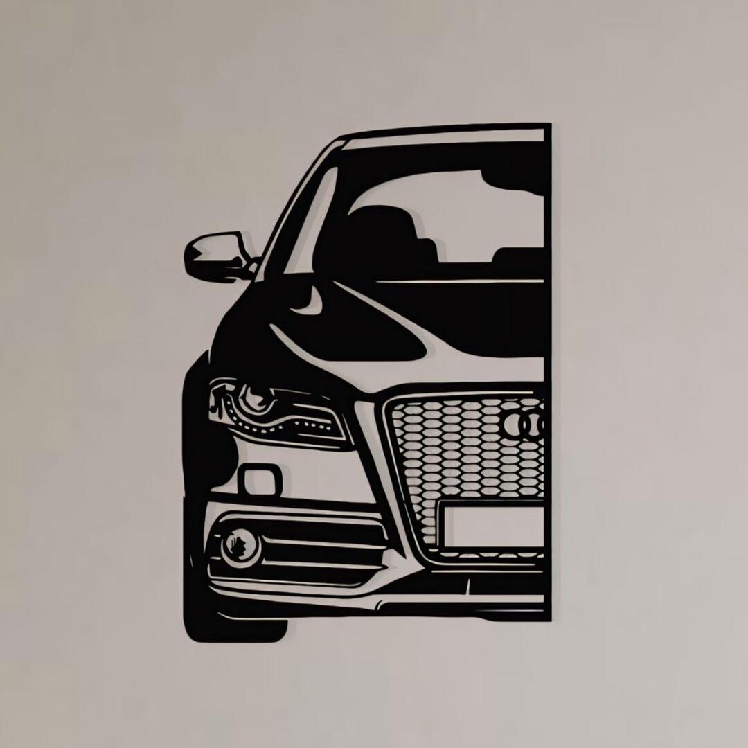 Audi A4 B8, Audi, Audi A4 B8 Wooden Wall Decor, Audi A4 B8 Wooden Wall ...