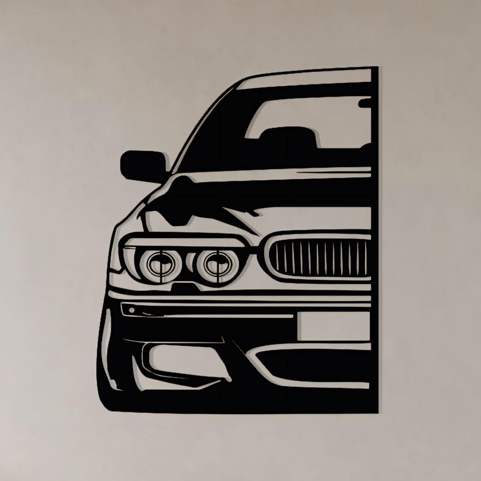 BMW E65, BMW E65 Wooden Wall Decor, Bmw E65 Wooden Wall Art, Bmw E65 ...