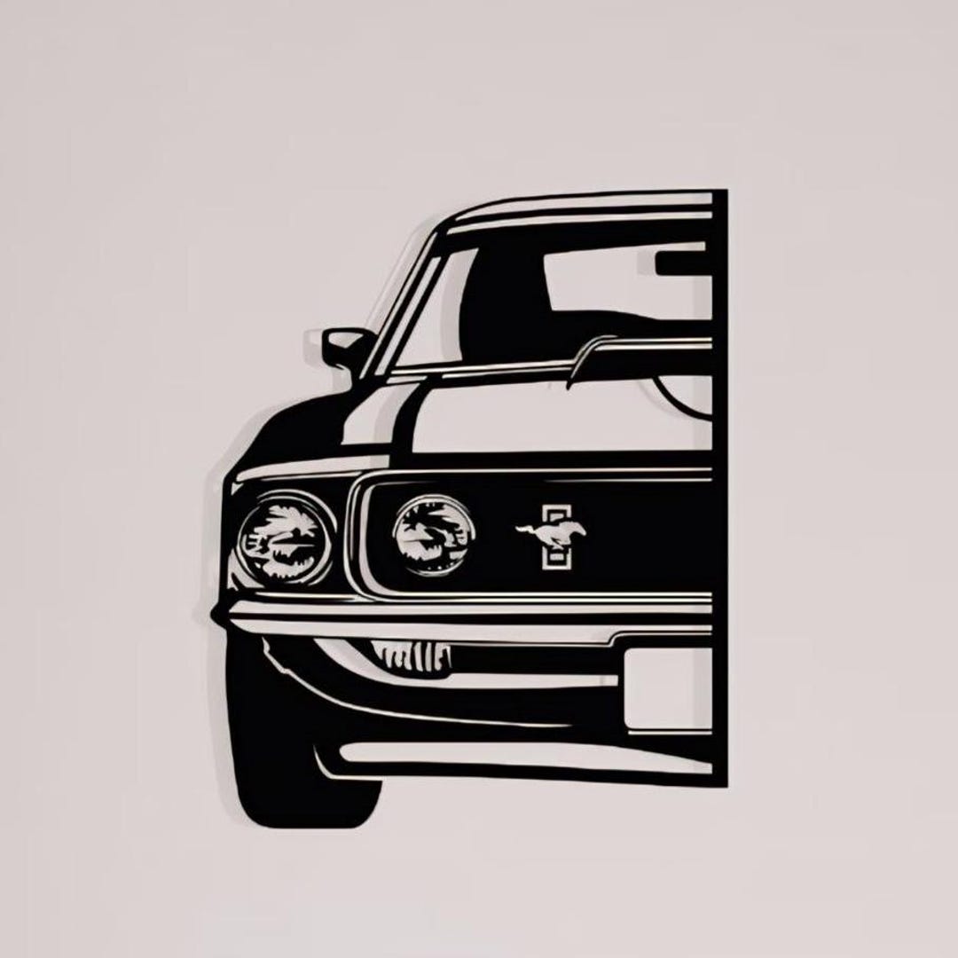 Painting Ford Mustang Boss, Painting Ford, Painting Mustang Boss ...