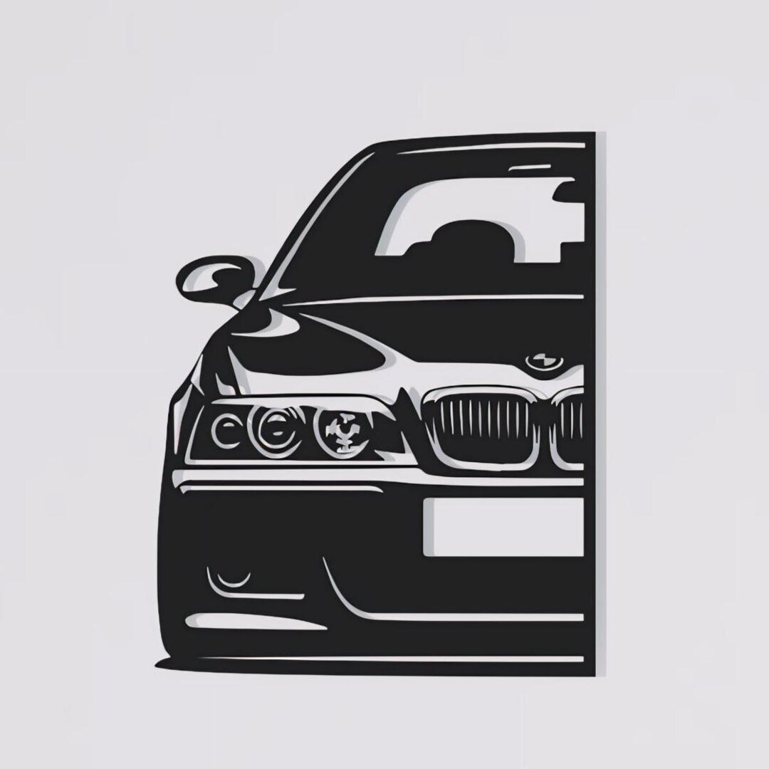 BMW E39, BMW E39 Wooden Wall Decor, Bmw E39 Wooden Wall Art, Bmw E39 ...