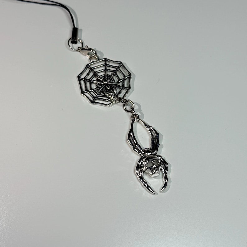 Halloween Skeletal Hand Phone Charm Strap: Spooky Gothic Keychain - Etsy