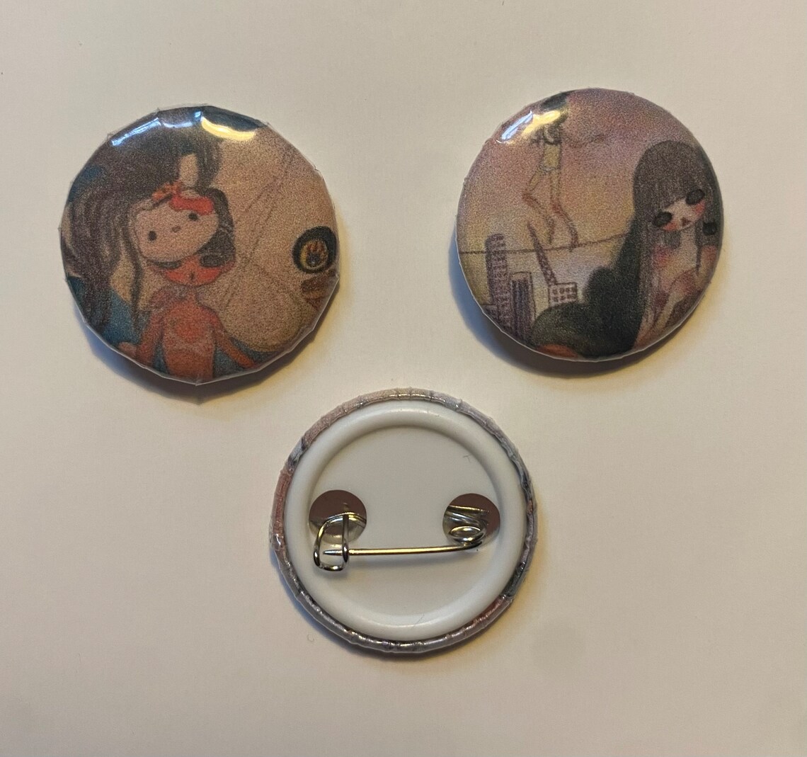 Aya Takano Pins - Japanese Art - Etsy