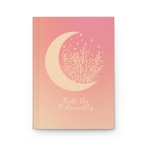 Note the Noteworthy Hardcover Notebook Motivational Notebook Gradient ...