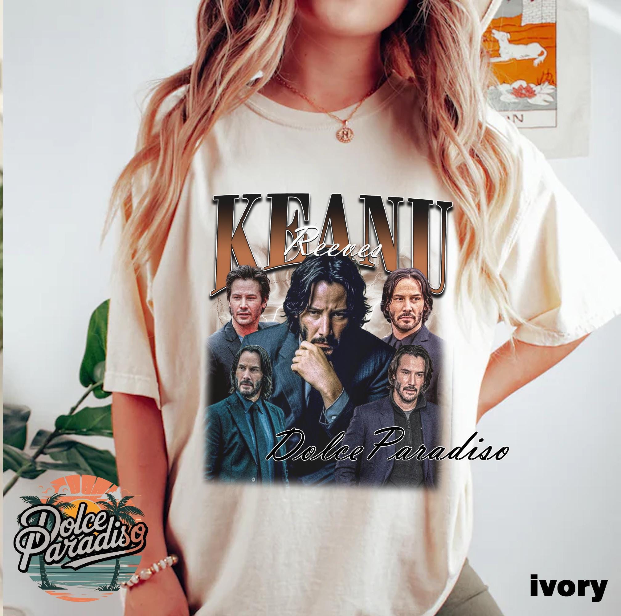 Comfort Colours Keanu Reeves Vintage Bootleg 90s Unisex T-shirt , Keanu ...
