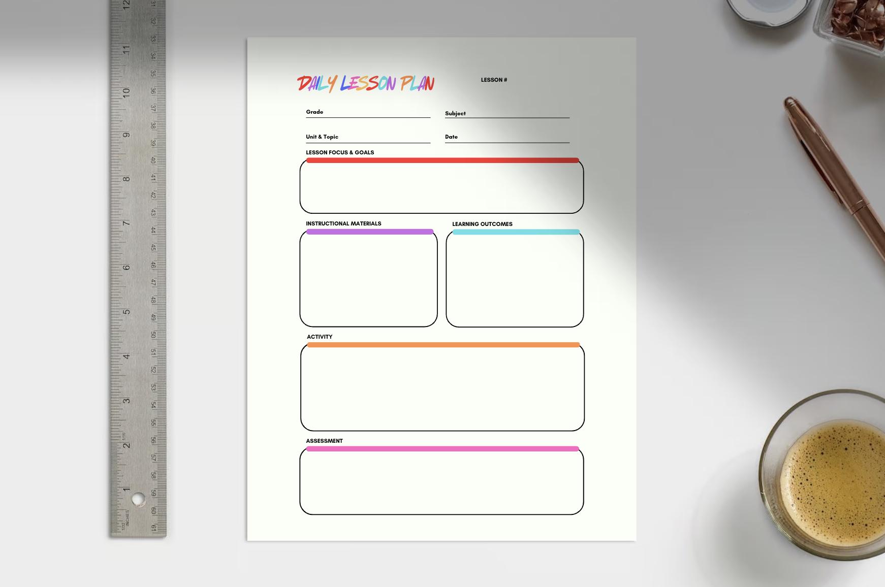 Lesson Plan Bundle - Etsy