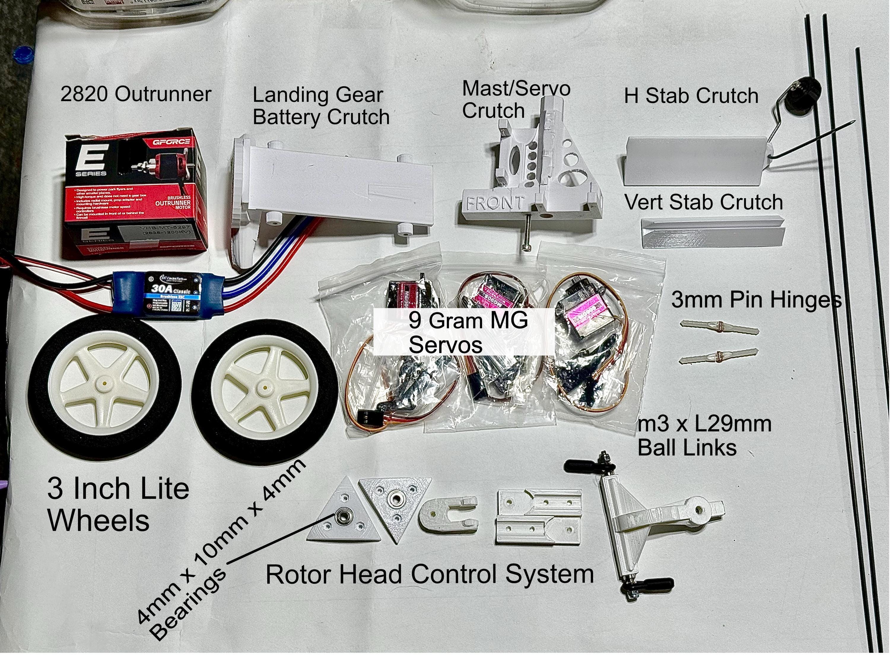 3d-printed Autogyro Kit – DIY Model - Etsy