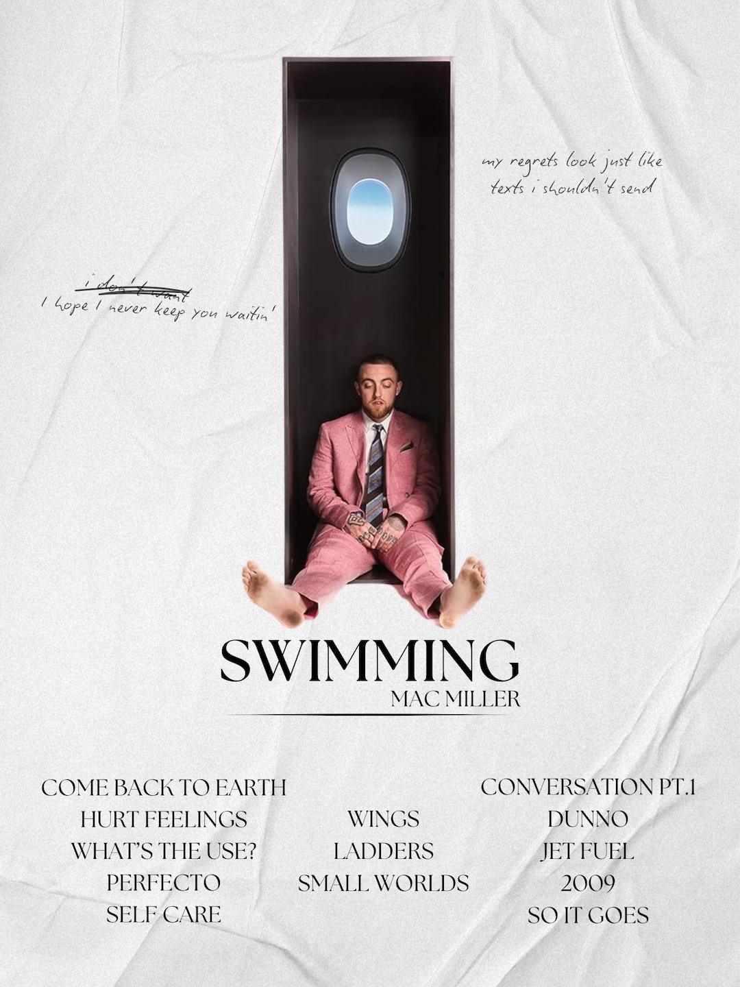 Mac Miller Swimming Alternate Album Cover - Etsy