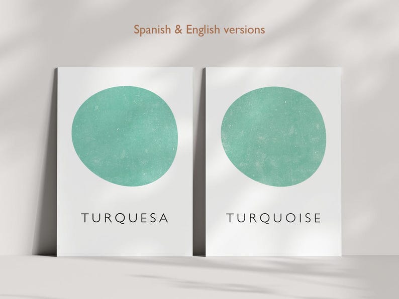 12 Printable Color Flashcards | Montessori-inspired Educational Cards ...