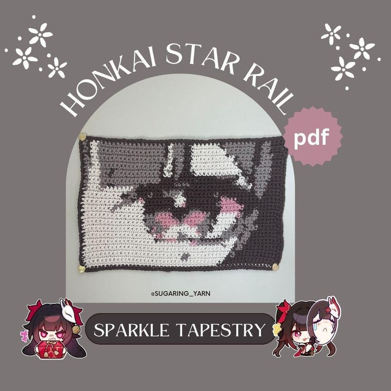 Honkai Star Rail Sparkle Crochet Tapestry Pattern - Etsy