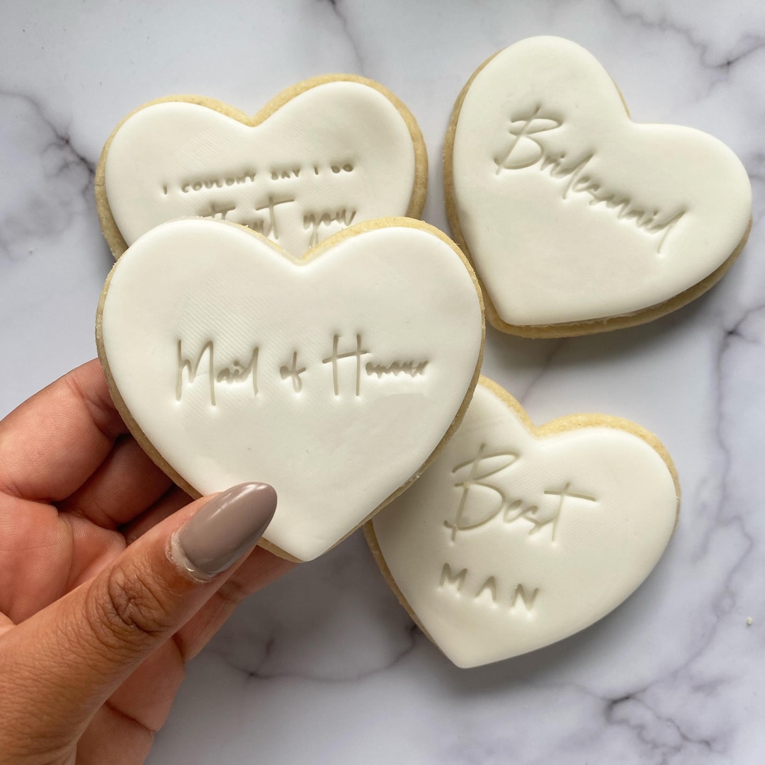 Maid of Honour Shortbread Shortbread Sugar Cookie * Wedding * Gift ...